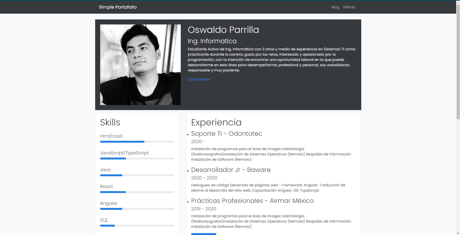 Portafolio | Oswaldo Parrilla